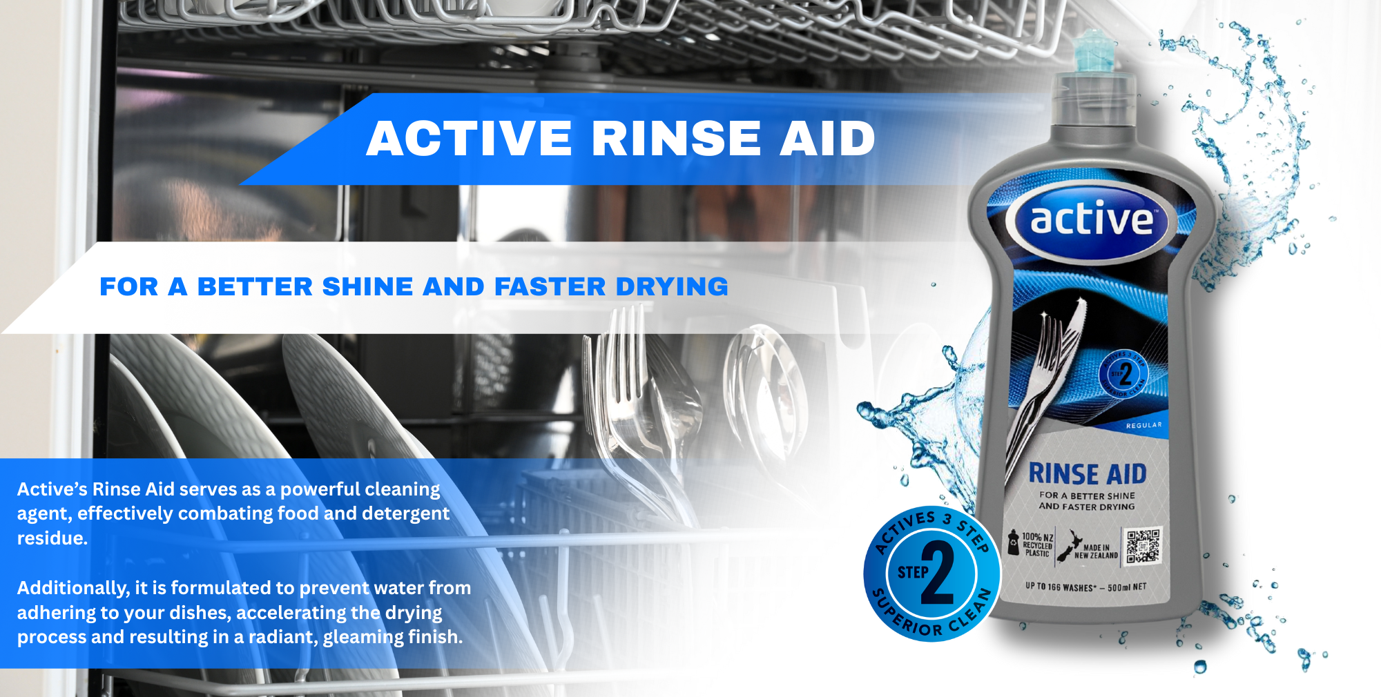 ACTIVE RINSE AID – Active Dishwashing